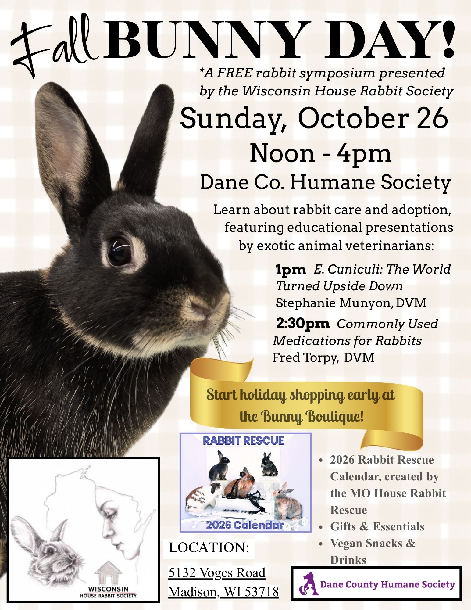 Bunny Day Fall 2025 – Wisconsin House Rabbit Society